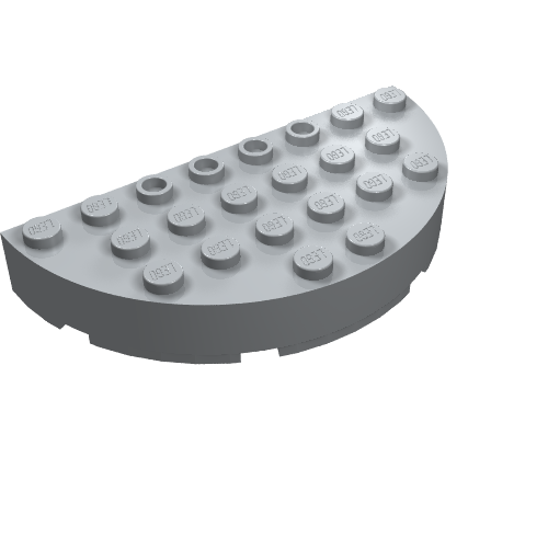 Part 47974 - Brick, Round Corner 4 x 8 Full Brick Double – Wild Bricks etc